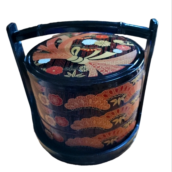 None | Accents | Vintage Japanese Lacquerware Bento Box | Poshmark